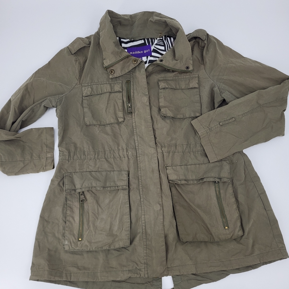 Madden Girl Olive Green Safari Jacket - Gem